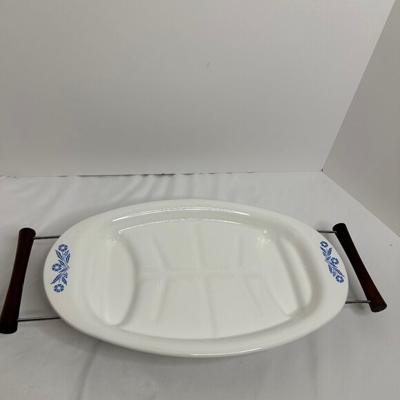 Corningware | Kitchen | Vintage Corning Ware Blue Cornflower Platter ...